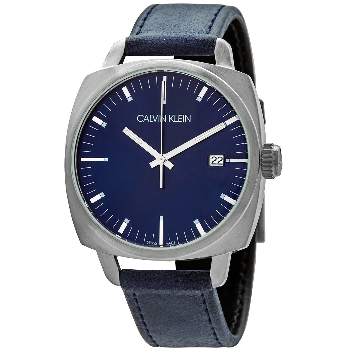Calvin klein blue dial watch store