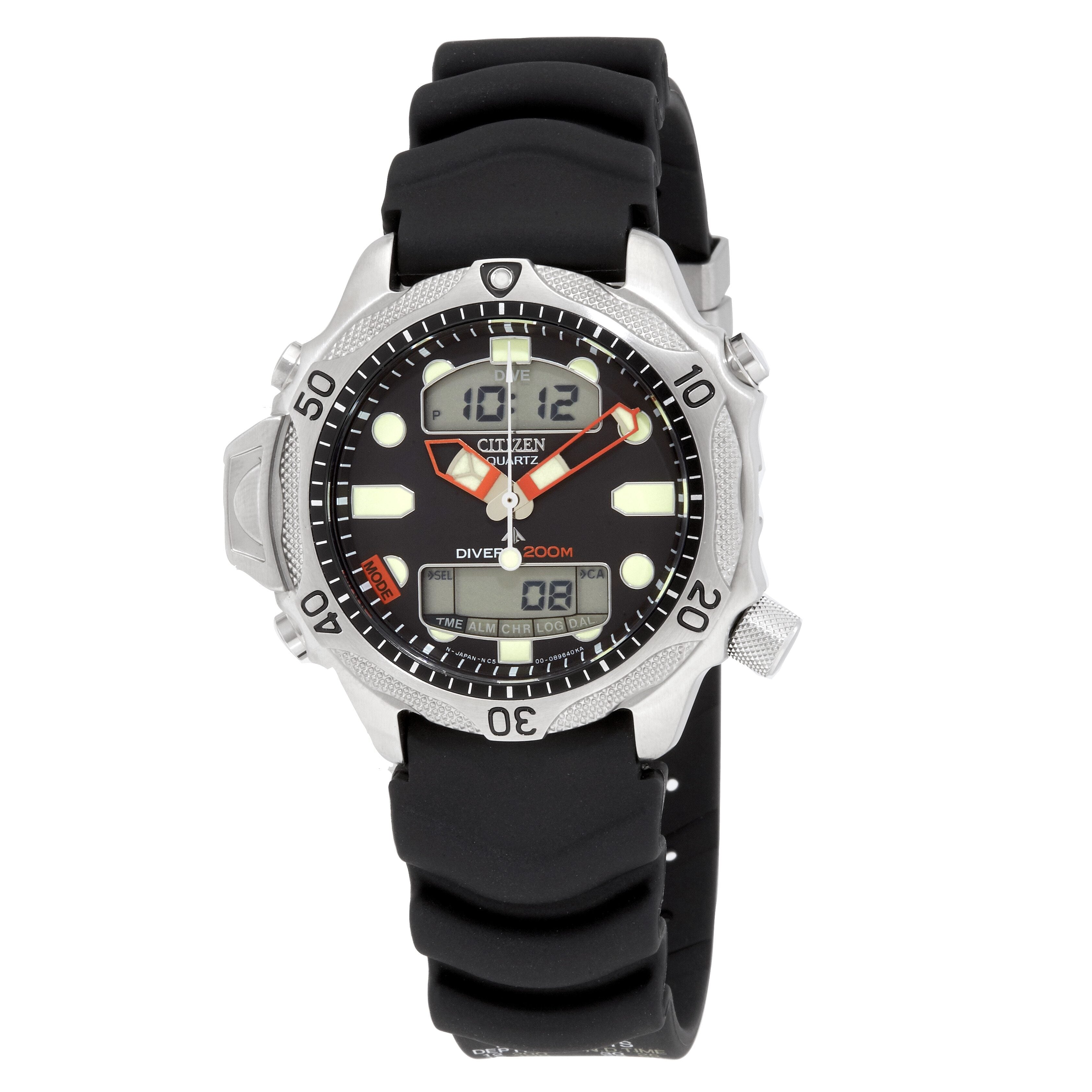 CitizenAqualand Diver Depth Meter Promaster Reloj para hombre con ...